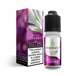 Vapouriz - Black Cherry E Liquid 10ml Refill Bottle -puffdaddie.co.uk