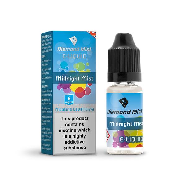 Diamond Mist Midnight Mist Flavour E-Liquid Refill Bottle 10ml ...